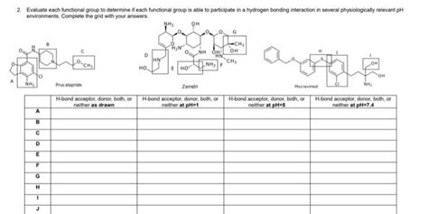 Solved Evaluate Each Functional Group To Determine If Chegg