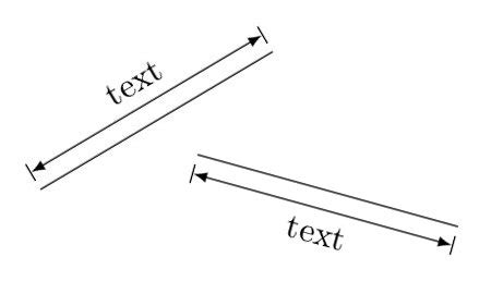 Labels Draw Dimension Of A Line As A Decoration In TikZ TeX LaTeX