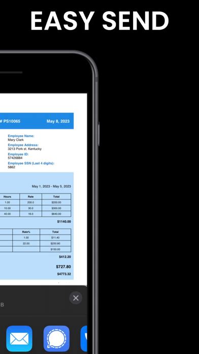 Paystub Maker Payslip Creator For Ios Iphoneipadipod Touch Free Paystub Maker Payslip Creator For Ios Iphoneipadipod Touch Free