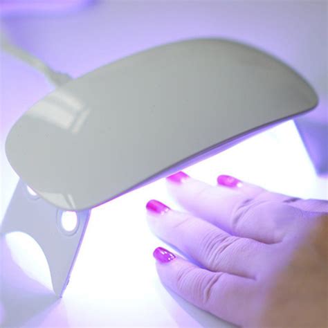 ₩3567에서 네일 아트 6w를 들어 휴대용 미니 Led 램프 네일 드라이어 Usb 충전 Led 라이트 빠른 건조 손톱 젤