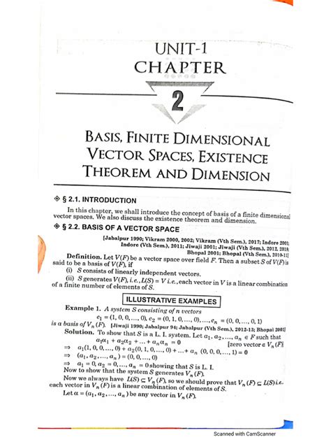 Basis And Quotient Space Notes Bsc Iii Year 13 01 2021203843 1 Pdf