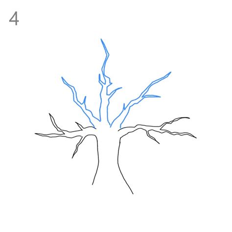 How To Draw A Scary Tree Step By Step Easy Drawing Guides Drawing Howtos
