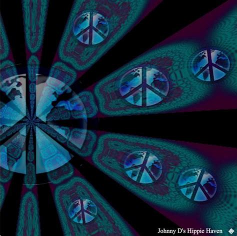 American Hippie Art Peace Sign