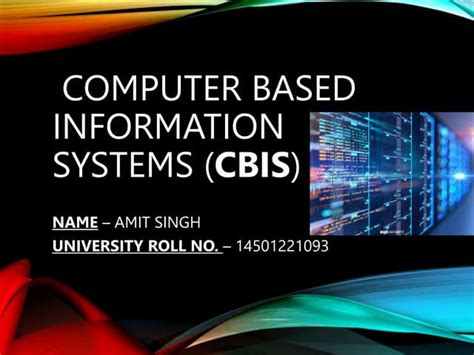 Secomputer Based Information Systems Cbispptx