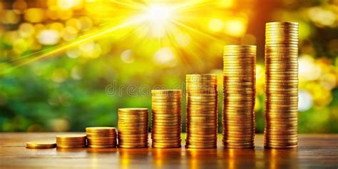 Visualizing Financial Success A Photorealistic Illustration Of Investment Growth Featuring A