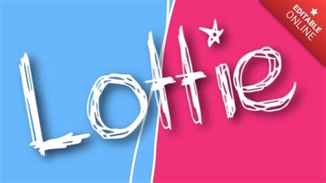 Lottie Text Effect Generator