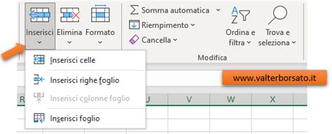 Inserire Ed Eliminare Righe E Colonne Nel Foglio Di Lavoro Excel