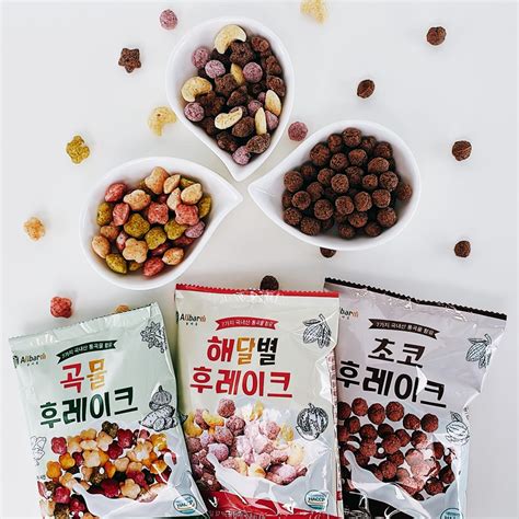 올바름 간편 간식 후레이크 시리얼 20g 곡물 해달별 초코 올바름