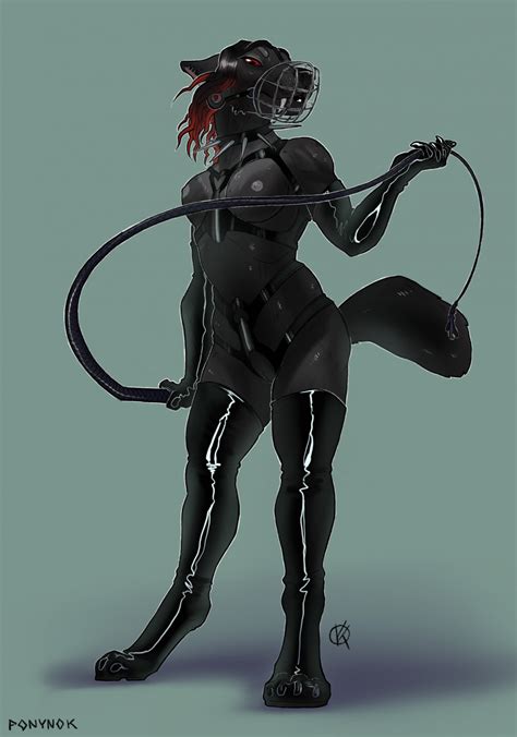 Rule 34 Anthro Black Body Black Fur Bondage Canid Canine Canis