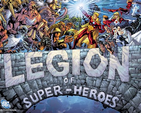 Legion Of Super Heroes 50 Dc Comics Wallpaper 3823060 Fanpop