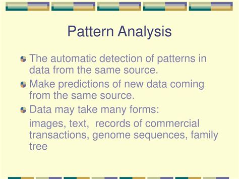 Ppt Pattern Analysis Powerpoint Presentation Free Download Id1322056