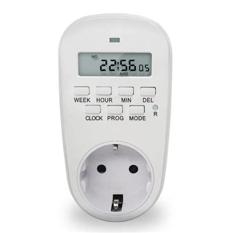 Usuk Eu Plug Lcd Display Smart Power Socket Digital Timer Switch