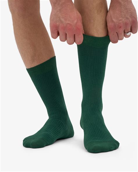 Classic Organic Sock Emerald Green Colorful Standard