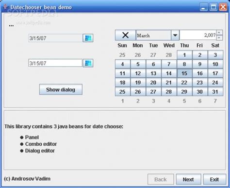 jdatechooser download free windows 1 0 softpedia