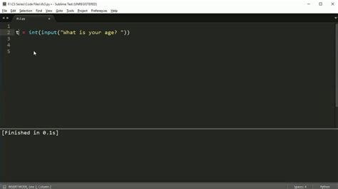 Python Programming Series If Statements And Exceptions 3 Examples Youtube