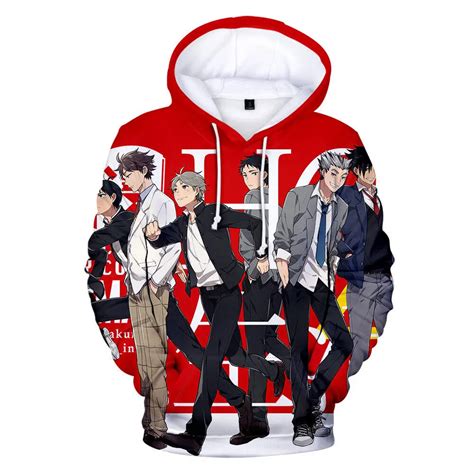Anime Haikyuu Pattern 3d Print Hoodies Haikyuu Store