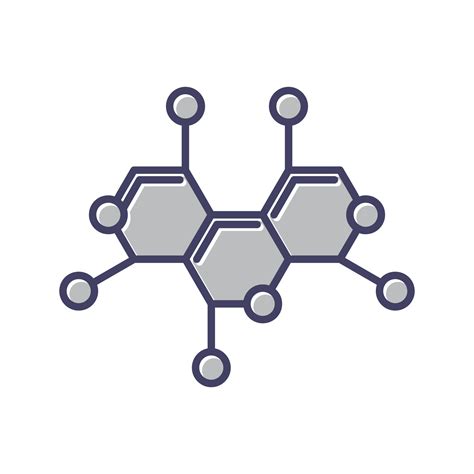 Molecule Structure Vector Icon Vector Art At Vecteezy