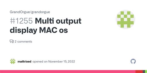 Multi Output Display Mac Os · Issue 1255 · Grandorguegrandorgue · Github