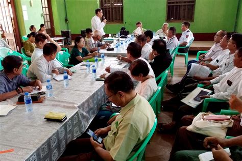 သရက်မြို့ အမှတ် ၁ အခြေခံပညာအထက်တန်းကျောင်း၏ ရာပြည့်ပွဲတော်ကျင်းပရေး ညှိနှိုင်းဆွေးနွေးပွဲ ကျင