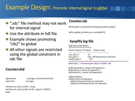 PPT Synplify Global Clock Resource Attributes PowerPoint Presentation ID 1967772