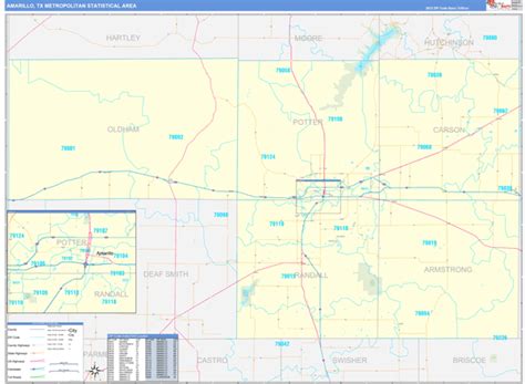 Amarillo Zip Code Map