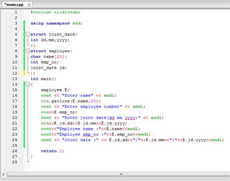 Nested Structurestructure Within Stucture In C Code For Java C