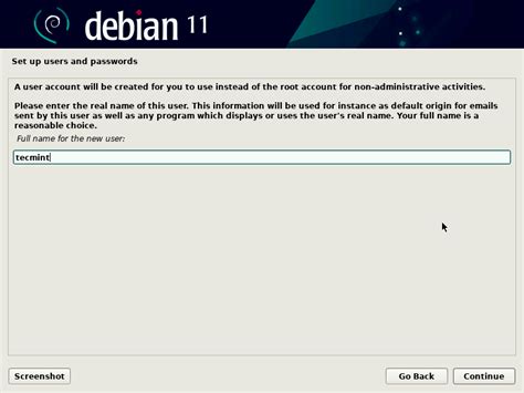 a fresh installation of debian 11 bullseye