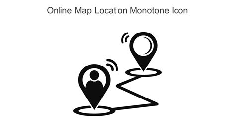 Online Map Location Monotone Icon In Powerpoint Pptx Png And Editable Eps Format PPT Presentation