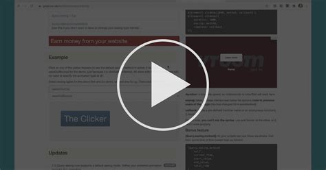 Example 2 Plugin Architecture Animating Web Page Elements With