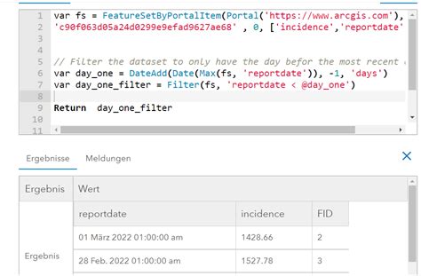 solved indicator widget arcgis arcade expression to cal esri