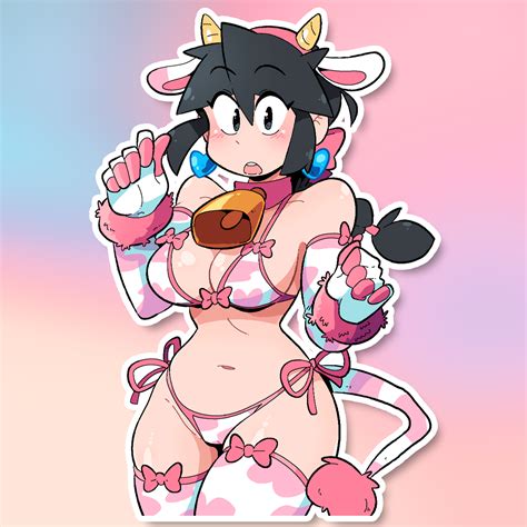 Lucia Cowkini Sticker Bryce And Scott Bryceandscottstore