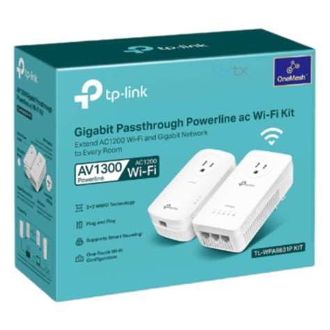 Tp Link Tl Wpa8631p Kit Best Gigabit Powerline Wi Fi Kit
