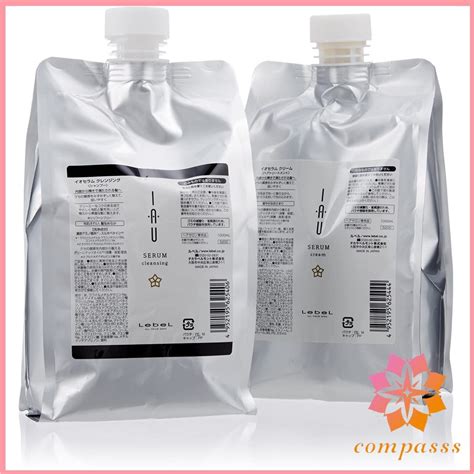 Lebel IAU Serum Cleansing Shampoo 1000ml / Cream Treatment 1000ml ...