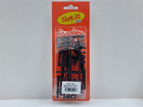 Sich33b Slotit Hrs2 Chassis Starter Kit Sidewinder 05mm Offset 132 Slot Car Part Great