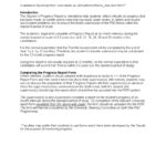 6 Month Progress Report Template 3 TEMPLATES EXAMPLE TEMPLATES EXAMPLE