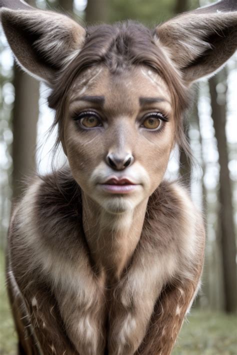 Deer Girl By Beeno49 On Deviantart