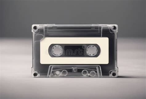 Blank Rendering Cassette Olated Mockup Background Cover Tape 3d 90s