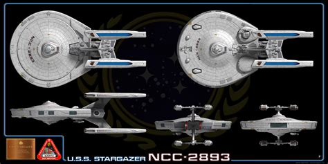 Robert Bonchune Uss Stargazer Star Trek The Next Generation