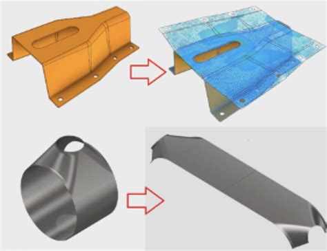 Solved Unfolding Accuracy Of A Complex Part Deformed Sheets Multi Axis Bending Autodesk