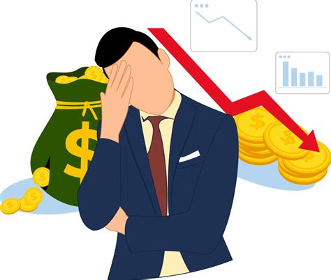 Businessman Holding His Face Confused Businessman About Crisis