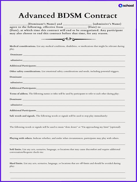 Advanced Bdsm Contract 230720 095800 Pdf Dominance And
