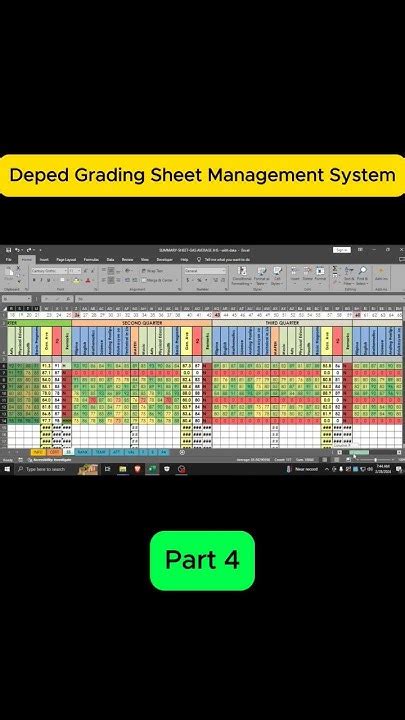 deped grading sheet management system part 4 deped gradingsystem youtube