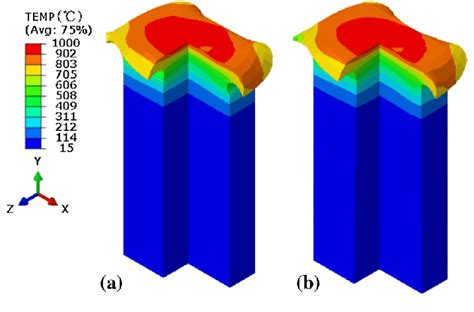 Temperature Contours Before A And After B Map Solution Download