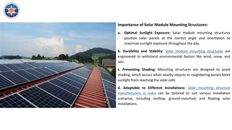 PPT Durable Solar Module Mounting Structures PowerPoint Presentation ID