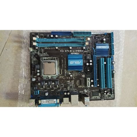 Motherboard Asus P5g41t M Lx V2 Lga 775 Free Intel Core 2 Duo E8400 Shopee Malaysia
