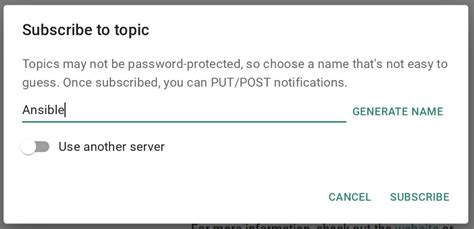 Setting Up Ntfy With Ngnix Proxy Manager Authentication And Ansible
