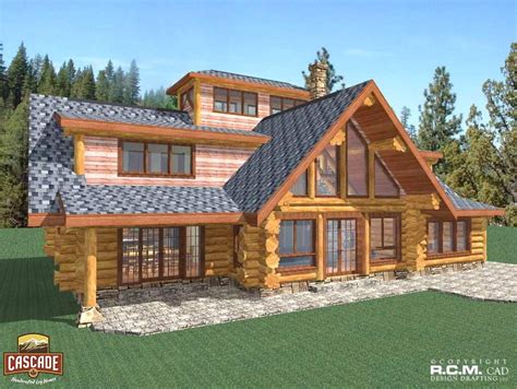 Log Home Floor Plans 3000 5000 Sq Ft Cascade Handcrafted Log Homes