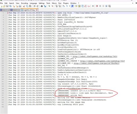 LoginSvr Error RaGEZONE MMO Development Forums