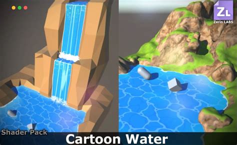Unity 风格化卡通水材质 Shader Pack Cartoon Water Cgalpha