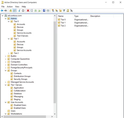 Set Up Active Directory To Support Tiered Administration And Privileged Access Workstations